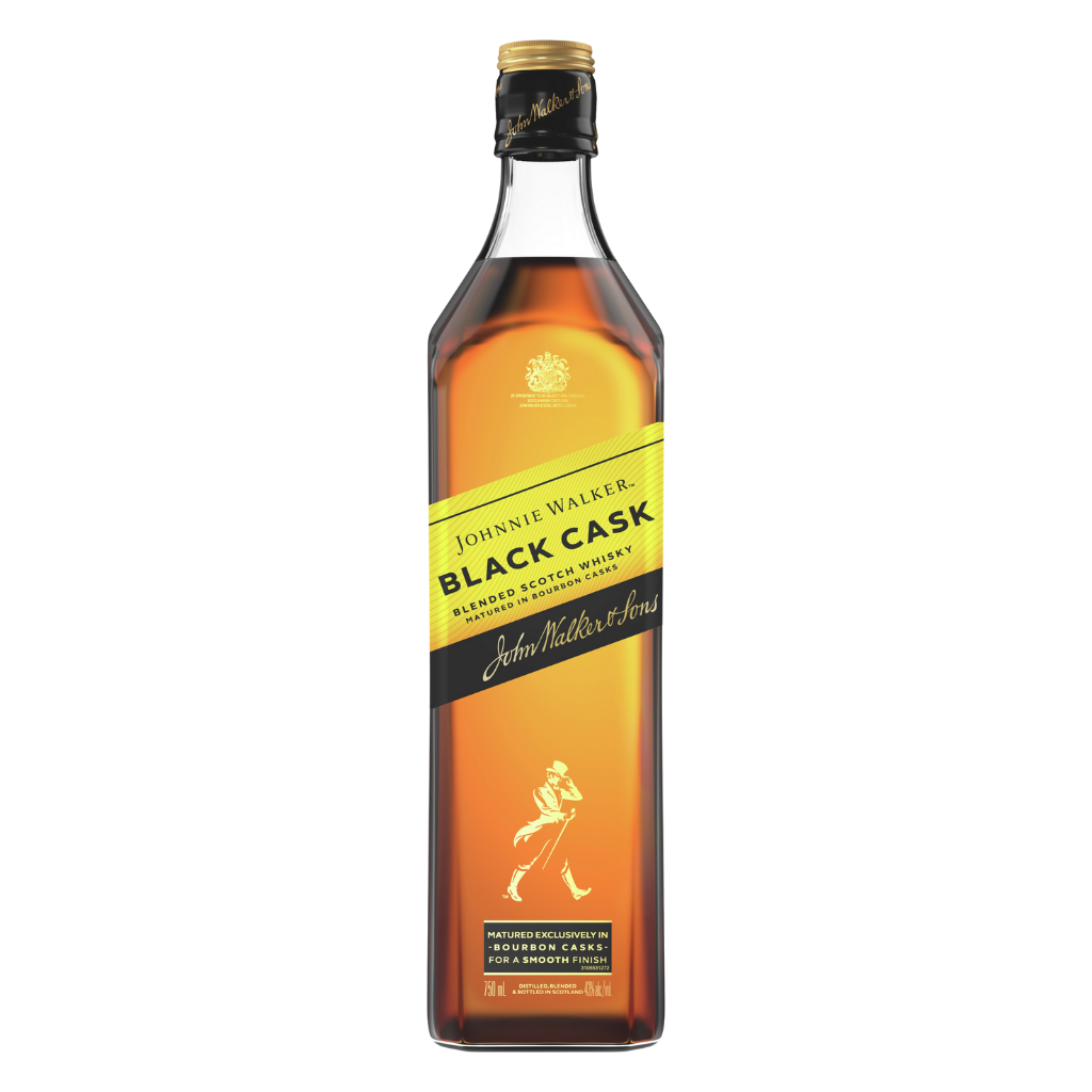 Johnnie Walker Black Cask Bourbon Cask Matured Blended Scotch Whisky ...